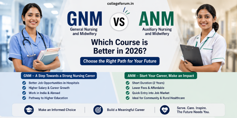 GNM vs ANM: Which Nursing Course is Better in 2026? Complete Guide for ...